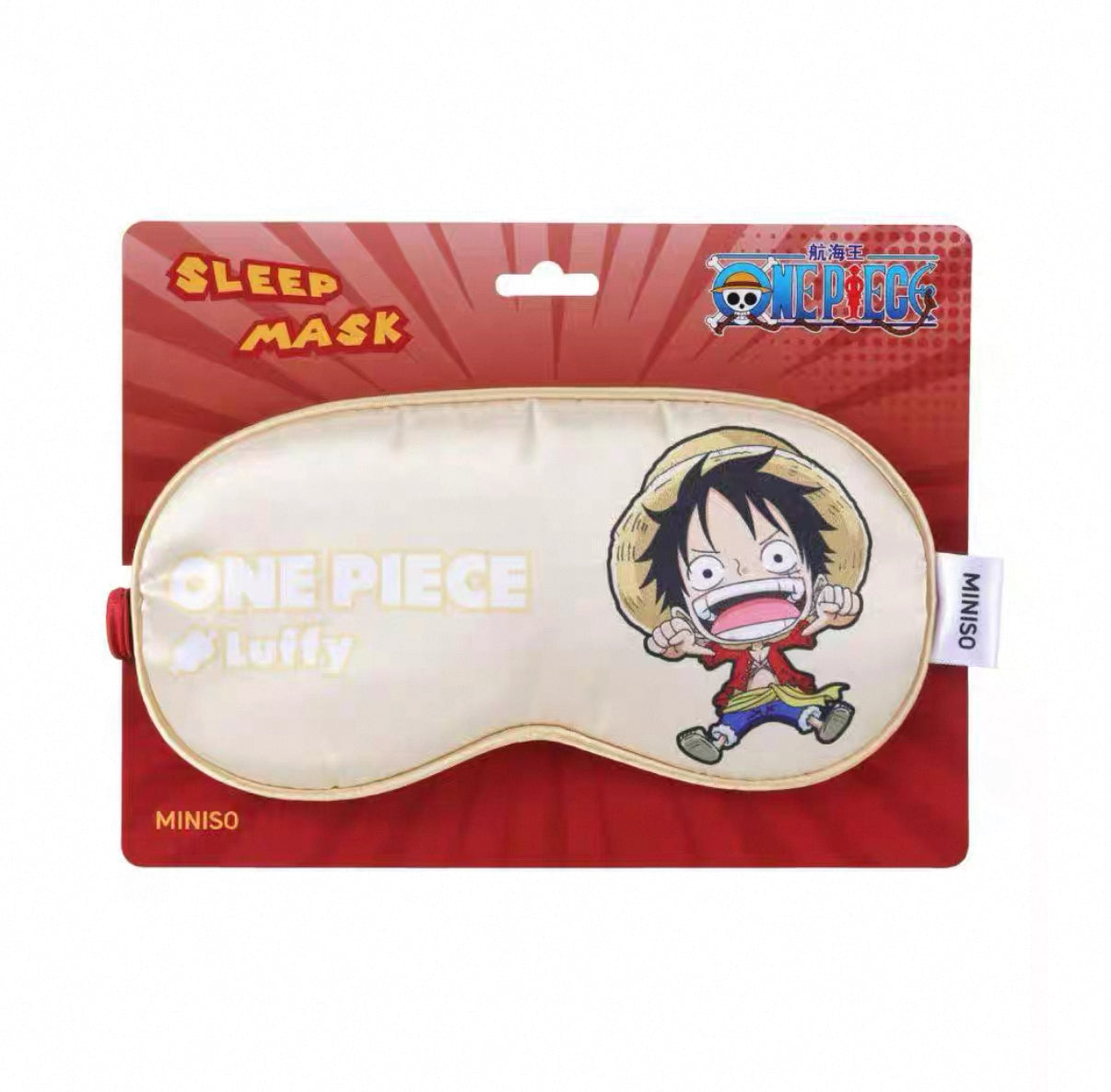 One Piece Luff Sleep Mask – MakotoJapanMarket