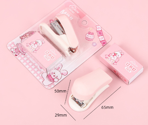 Pink Rabbit Stapler Set – MakotoJapanMarket