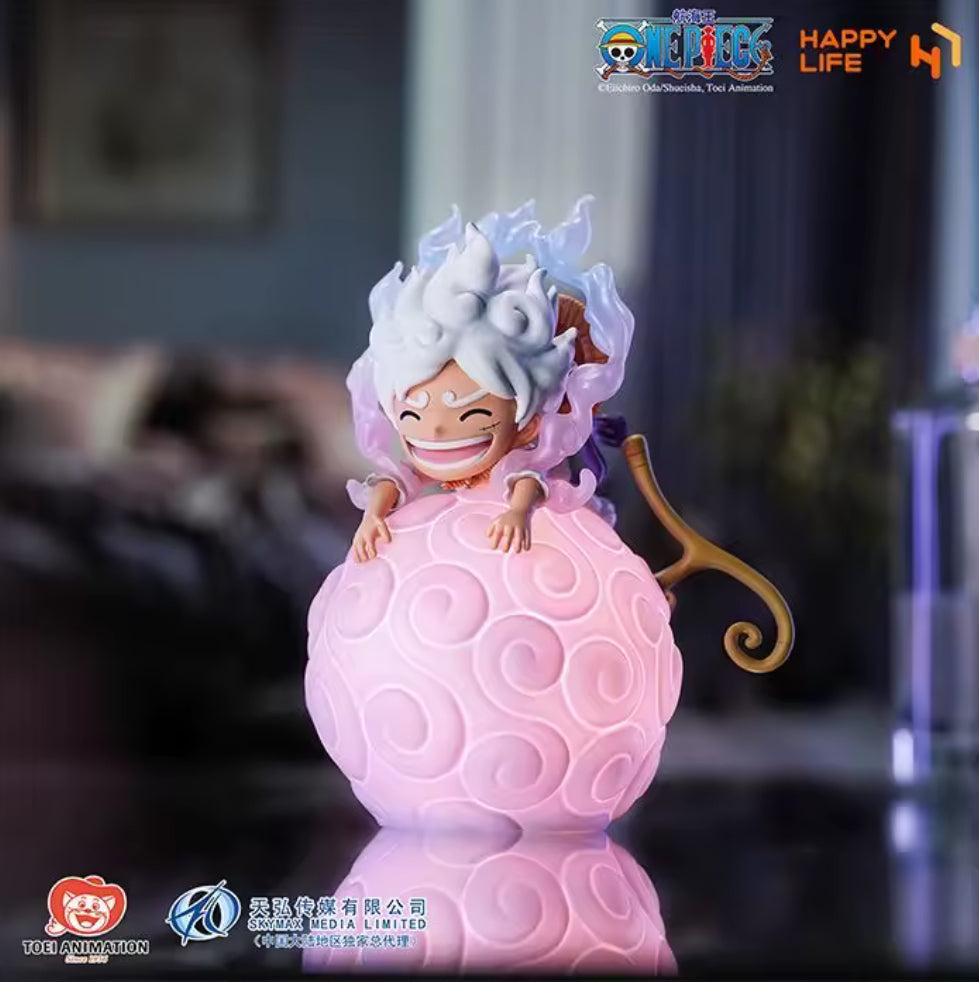 One Piece Devil Fruit Series Voice-Controlled Night Light Luffy ...