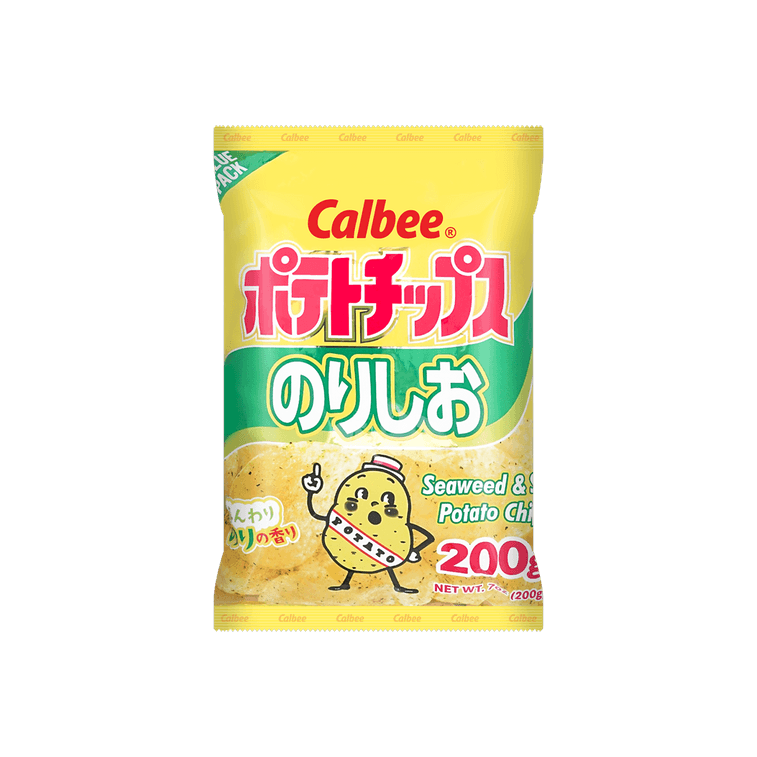 Calbee Seaweed and Salt Flavored Potato Chips – MakotoJapanMarket