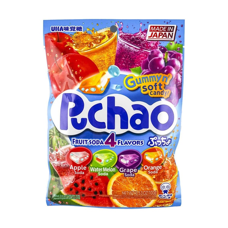 UHA MIKAKUTO PUCHAO FRUIT SODA – MakotoJapanMarket