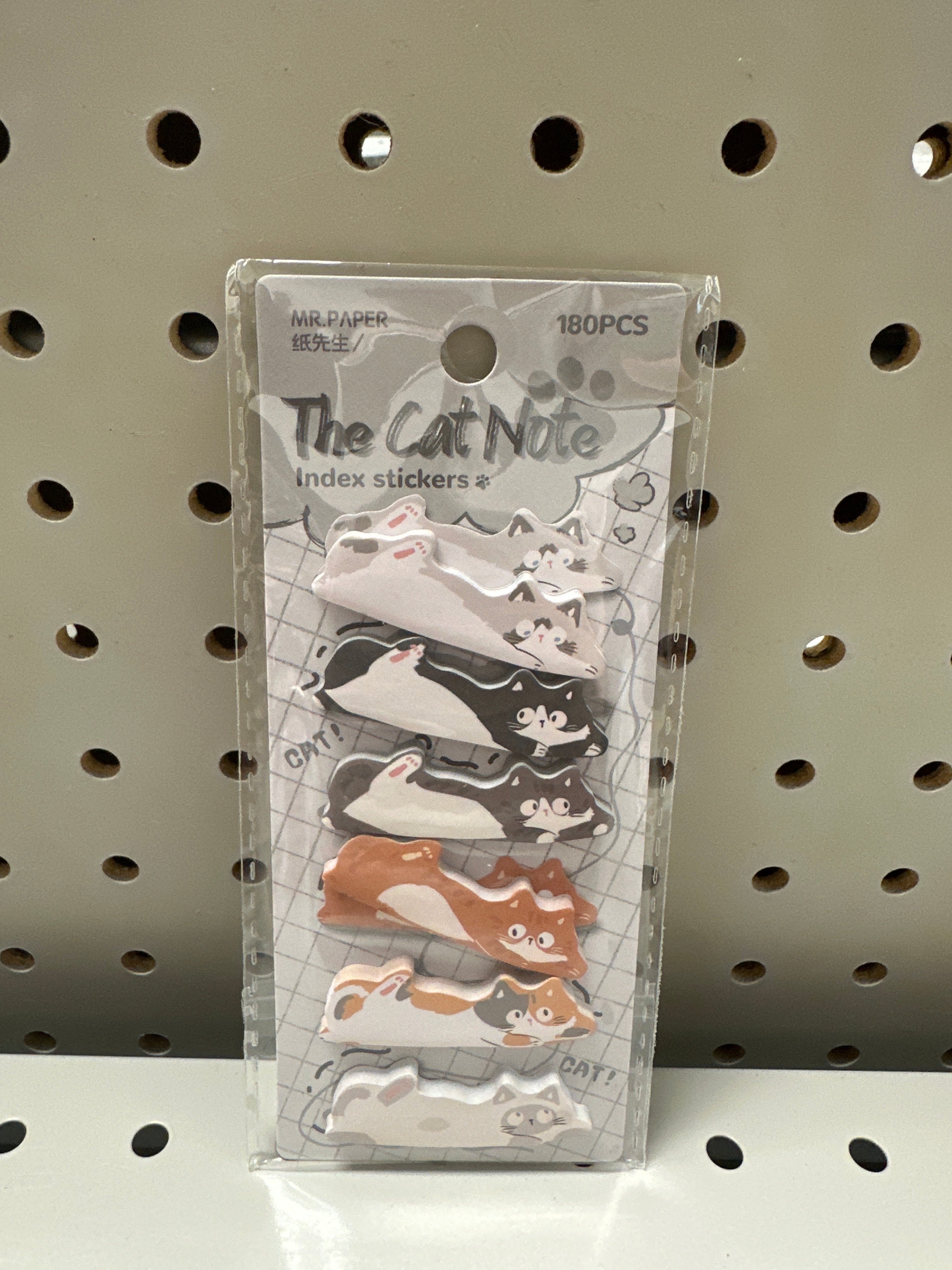 The cat note:B stickers notes – MakotoJapanMarket
