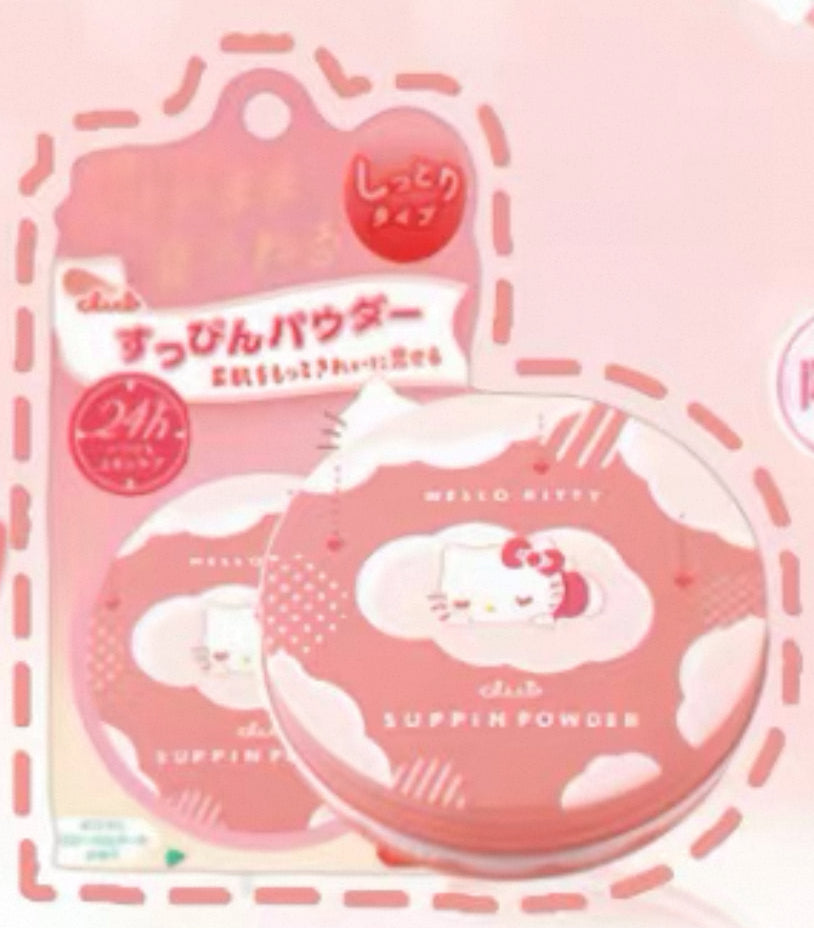 Club Suppin Powder C White floral scent with powder puff Hello Kitty s ...